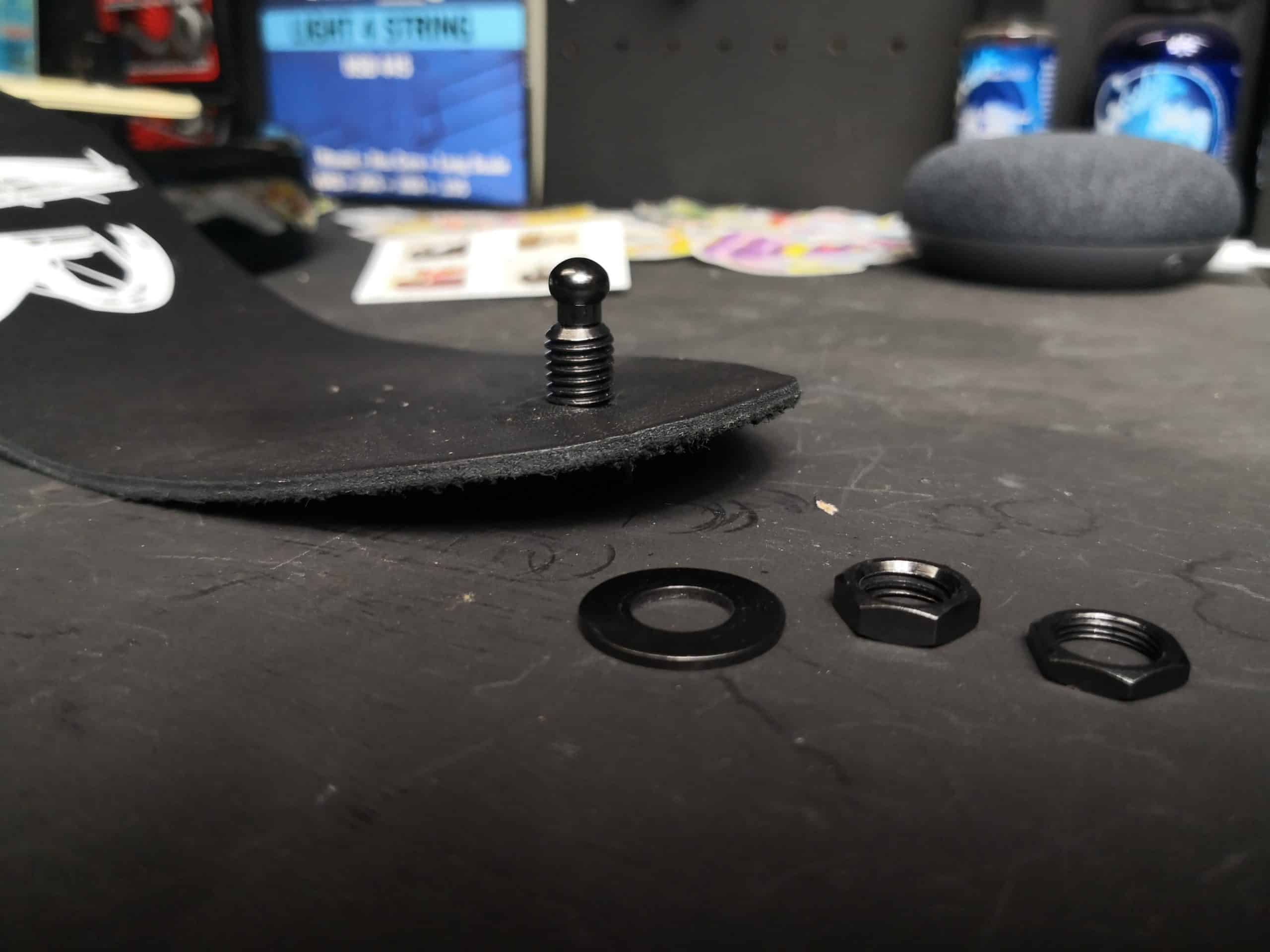 Perfect Lock Bolt guitar strap locks | Scarebear