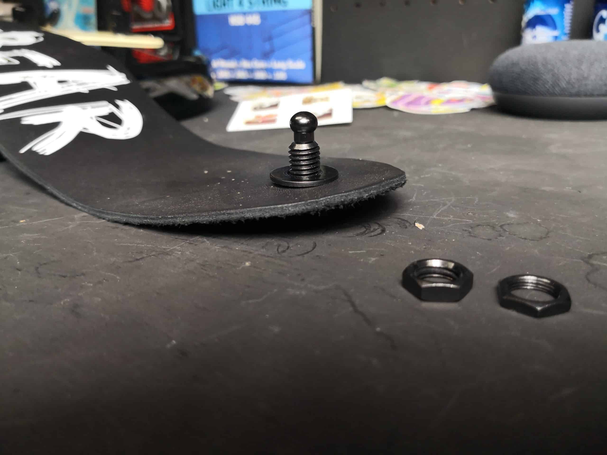 Perfect Lock Bolt guitar strap locks | Scarebear